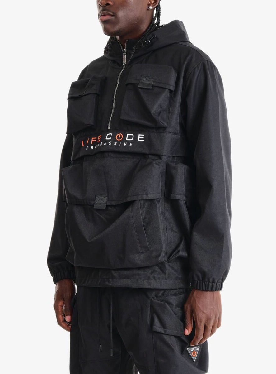 Life Code Jacket - Twill Cargo - Black - 23J39 – Vengeance78