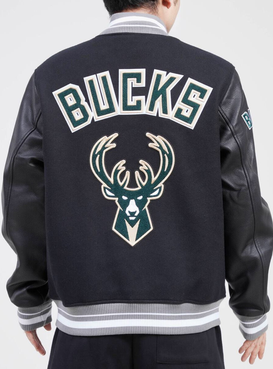Pro Standard Jacket - Retro Classic Wool Varsity - Bucks - Black - BMB ...