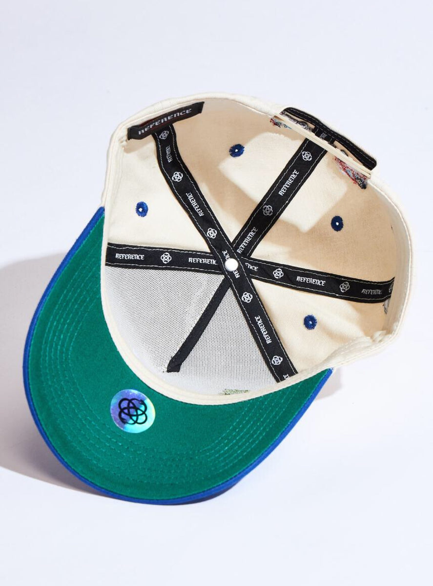 Reference Hat - Cali - Cream And Blue - REF103 – Vengeance78