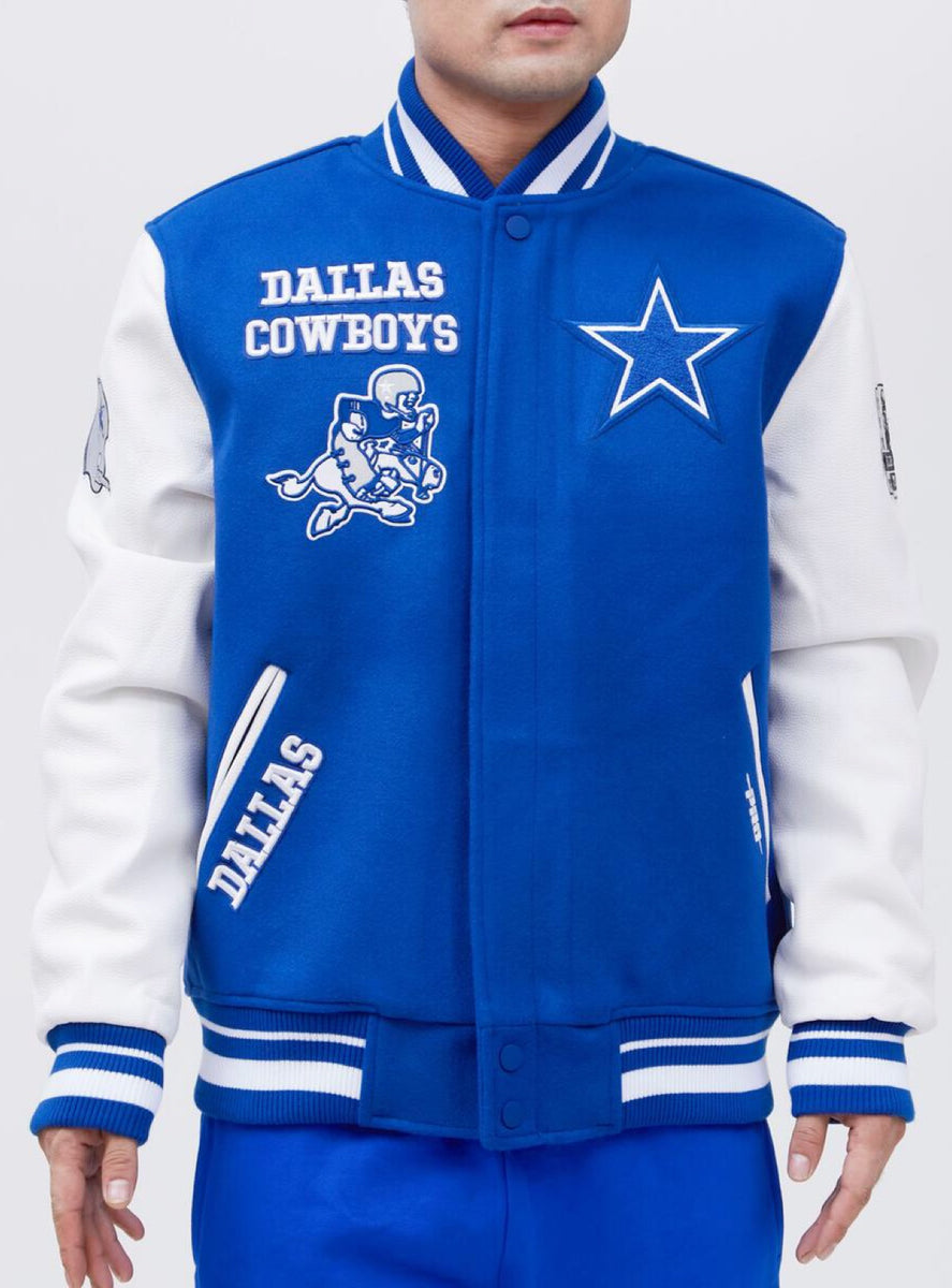 Pro Standard Jacket - Retro Classic Wool Varsity - Cowboys - Blue - FD ...