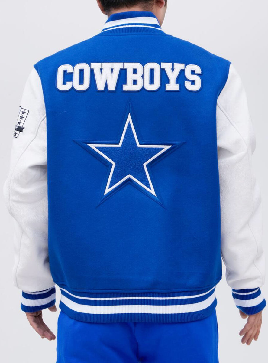 Pro Standard Jacket - Retro Classic Wool Varsity - Cowboys - Blue - FD ...