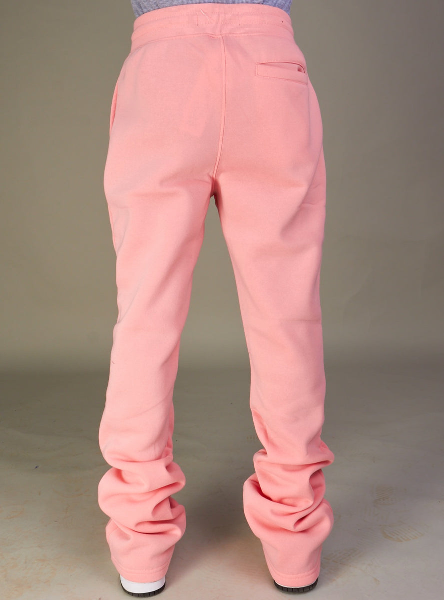Rebel Minds Sweatpants - Fleece Stacked Fit - Dusty Pink - 100-475 ...
