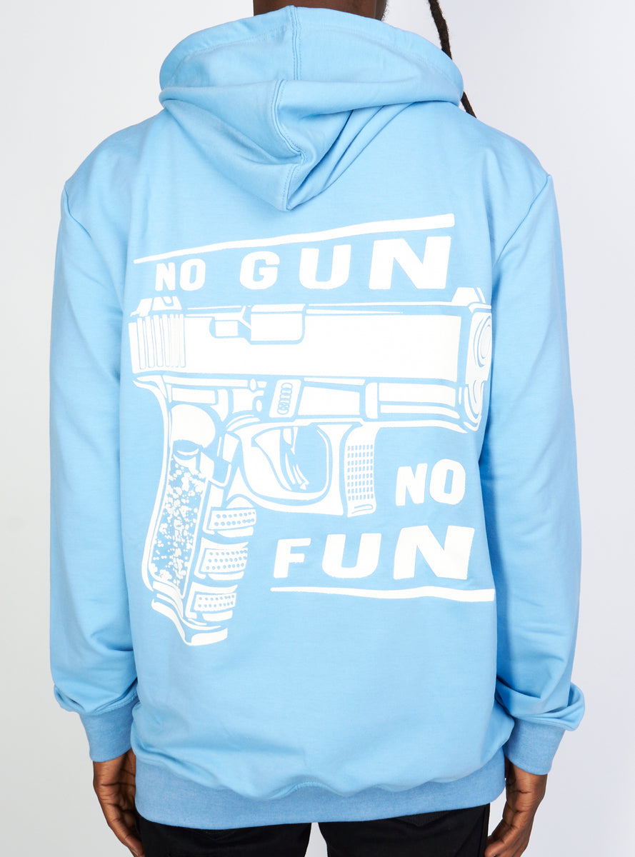 Psychopath Hoodie - No Fun - Sky Blue – Vengeance78