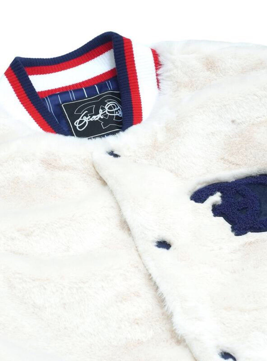 Frost Original Jacket - Marc Rabbit Fur Varsity - Natural - F1010 ...