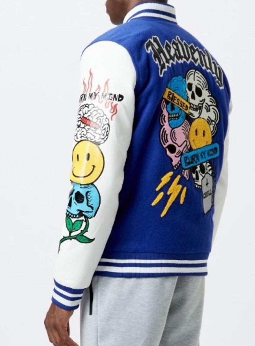 Rebel Minds Jacket - Heavenly Varsity - Royal Blue - 122-551 – Vengeance78