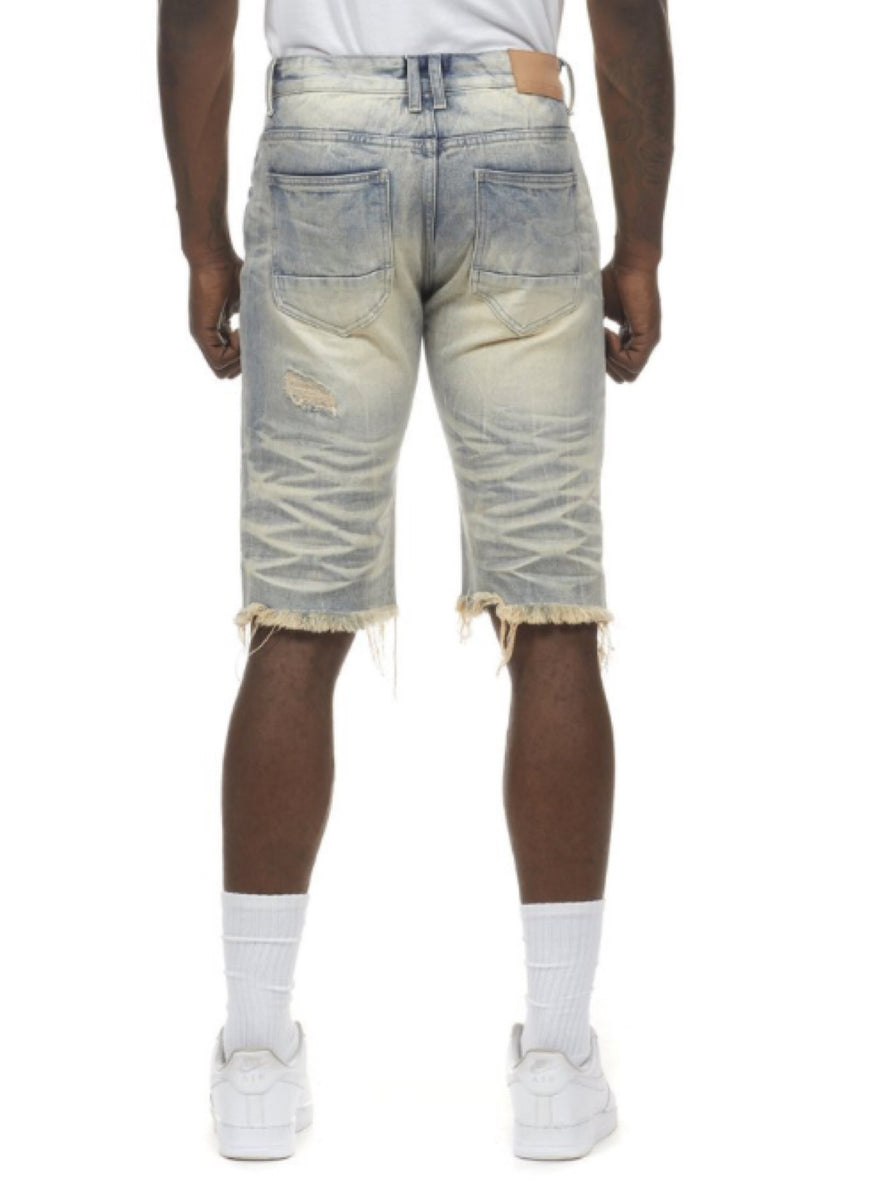 Smoke Rise Shorts - Rips - Pastel Blue - SJS21120 – Vengeance78