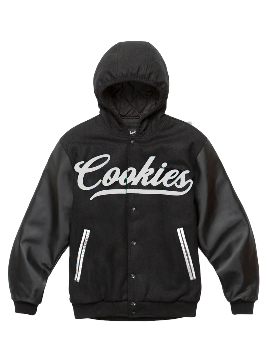 Cookies Jacket - Pack Talk Paneled Letterman - Black - 1564O6618 ...