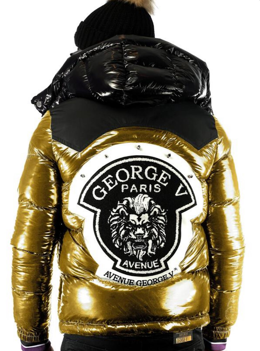 George V Puffer Jacket - Metallic - Gold - GV9471 – Vengeance78