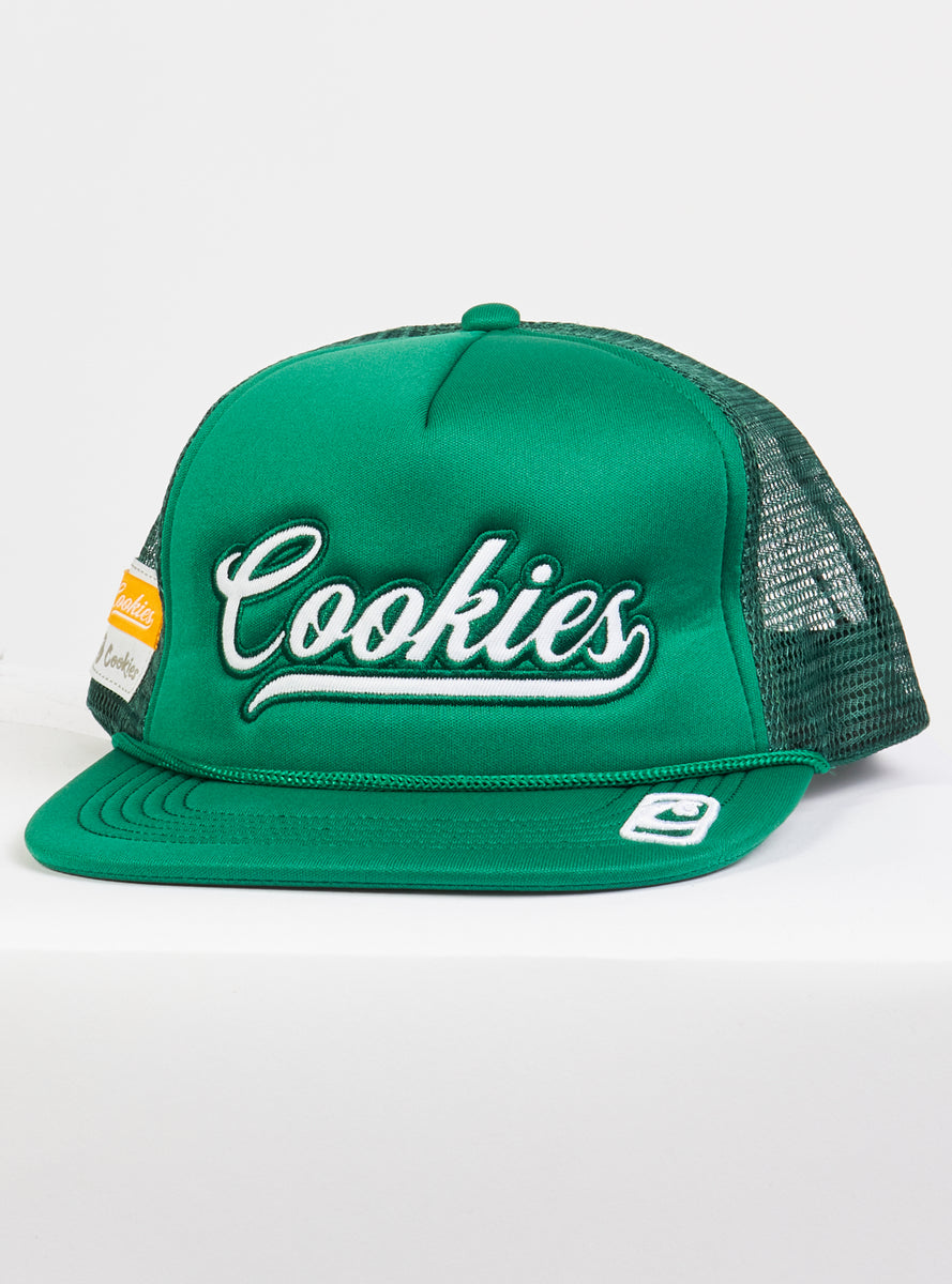 Cookies Hat - Pack Talk Foam And Mesh Trucker - Forest Green - 1564X66 ...