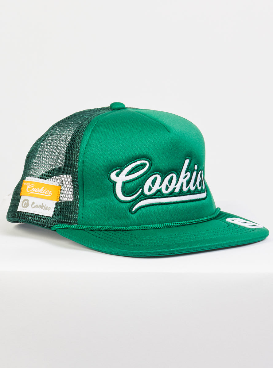 Cookies Hat - Pack Talk Foam And Mesh Trucker - Forest Green - 1564X66 ...