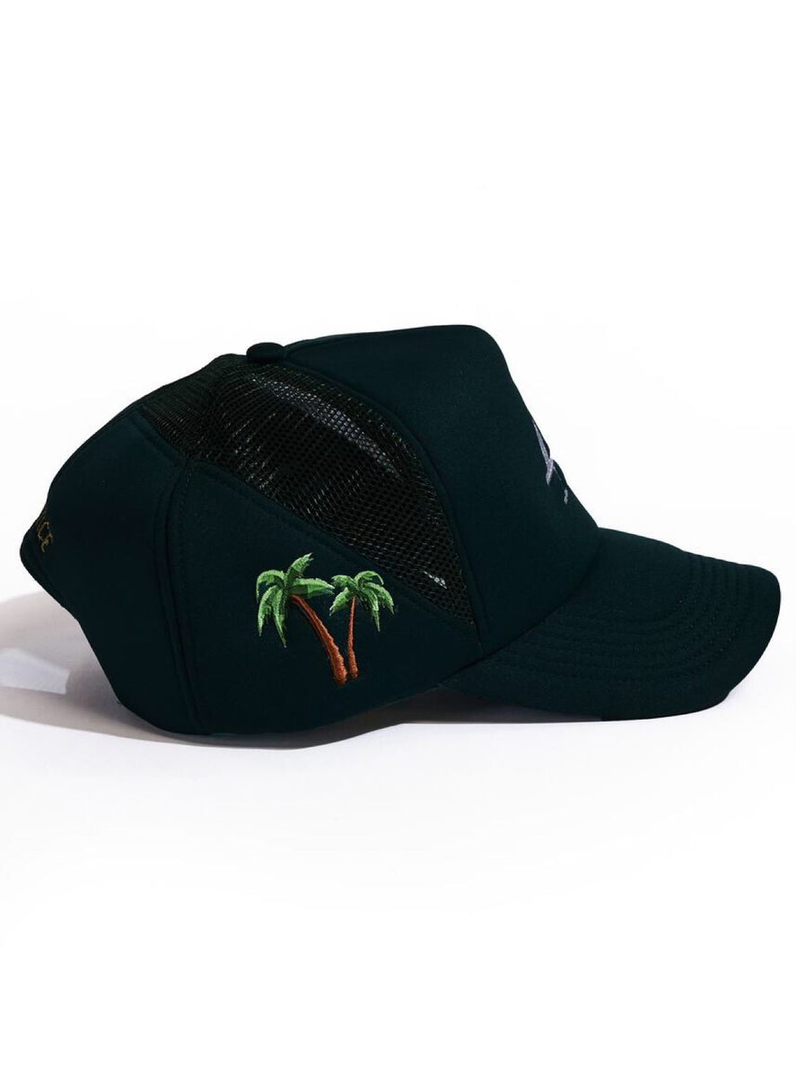 Reference Hat - Paradise LA Trucker - Black - REF116 – Vengeance78
