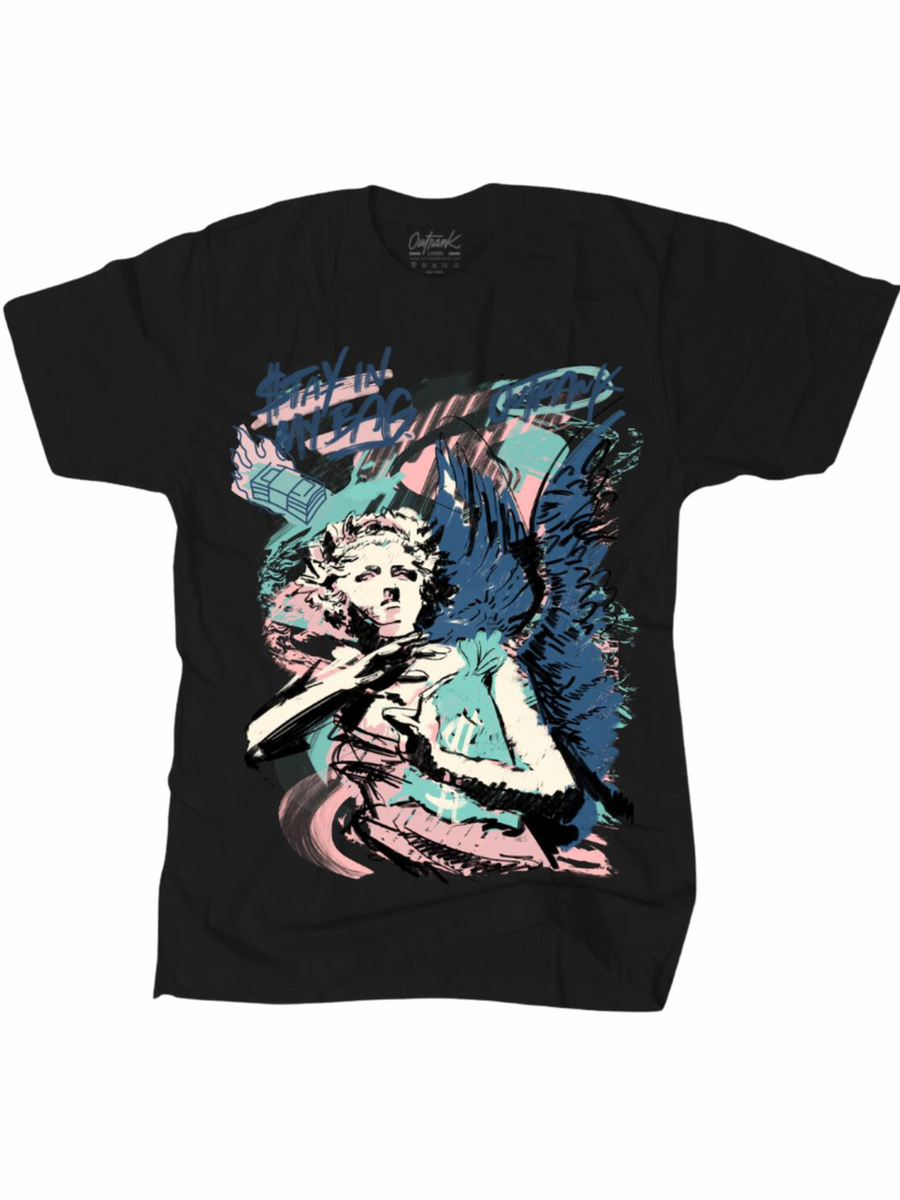 Outrank T-Shirt - Stay In My Bag - Black - QS358 – Vengeance78