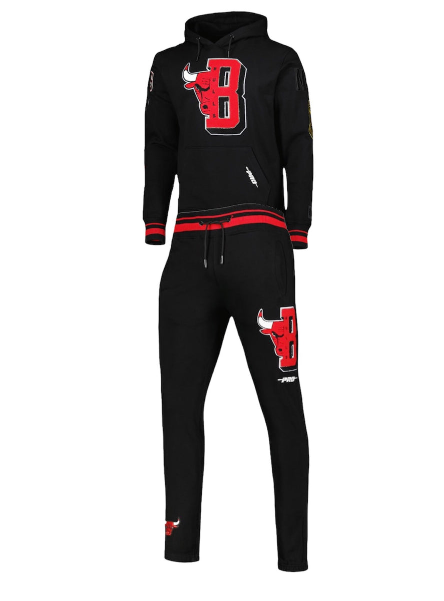 Pro Standard Sweatsuit - Chicago Bulls Logo Mashup - Black - BCB554168 ...