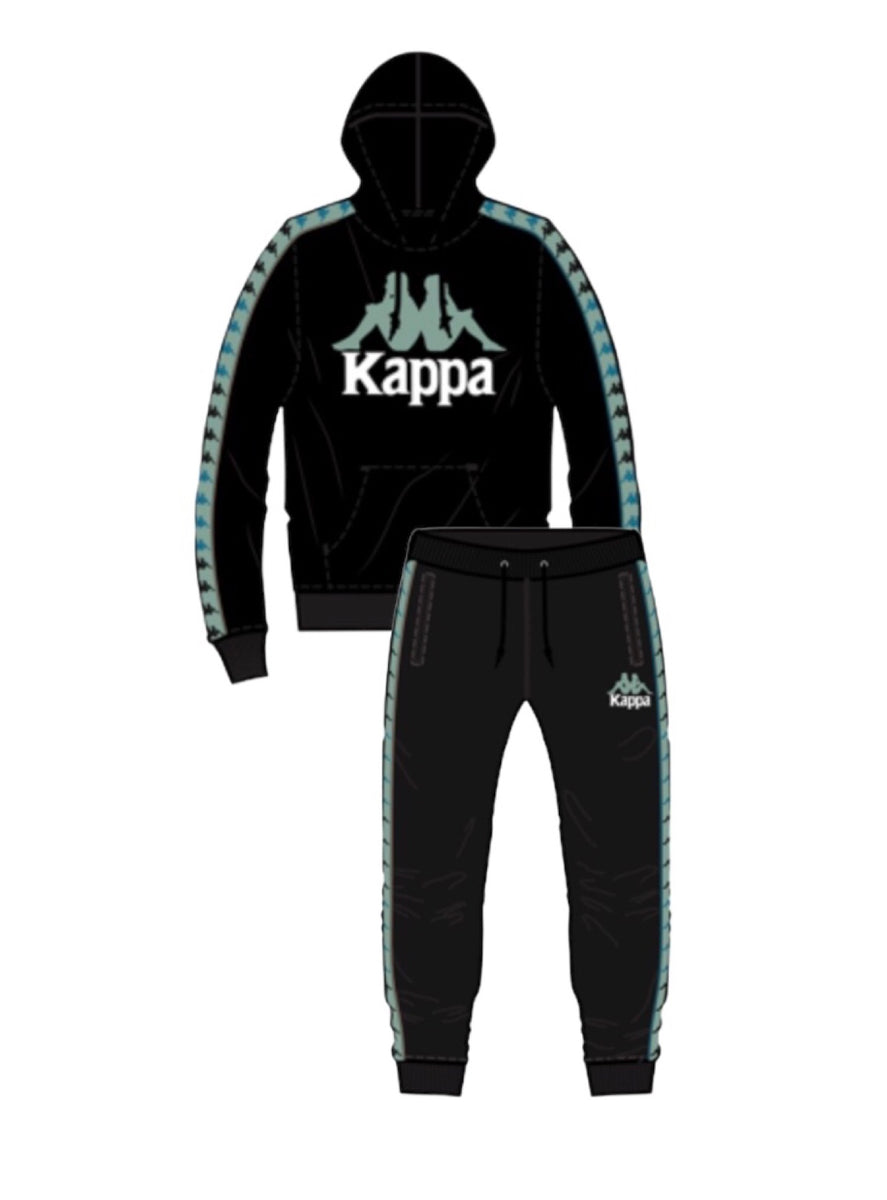 Kappa Sweatsuit - 222 Banda Rocket - Black Smoke And Sage - 311T1JWY ...