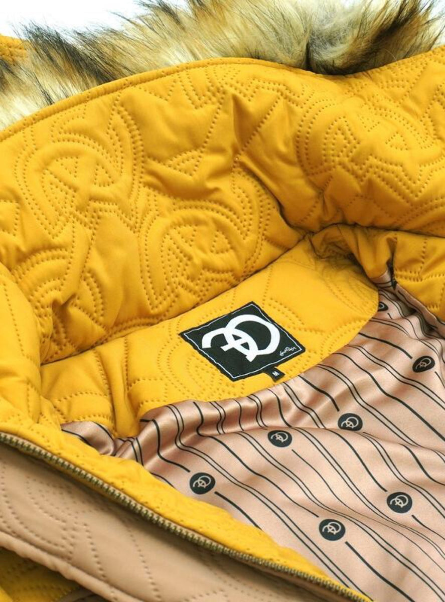 Makobi Jacket - Long Apollo Quilted - Khaki - F7700 – Vengeance78