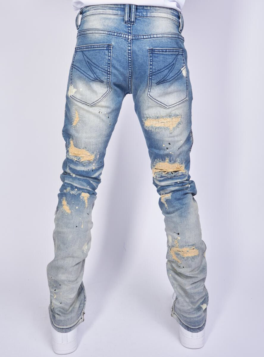 Politics Skinny Stacked Jeans - Ramsey - Vintage Blue Wash - 513 ...