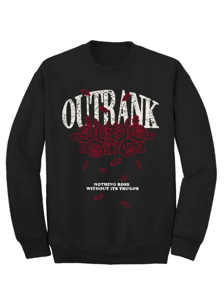 Outrank Crewneck - Thorns - Black – Vengeance78