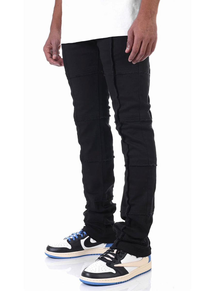 KDNK Jeans - Stacked Cut & Sew - Black - KNB3197 – Vengeance78