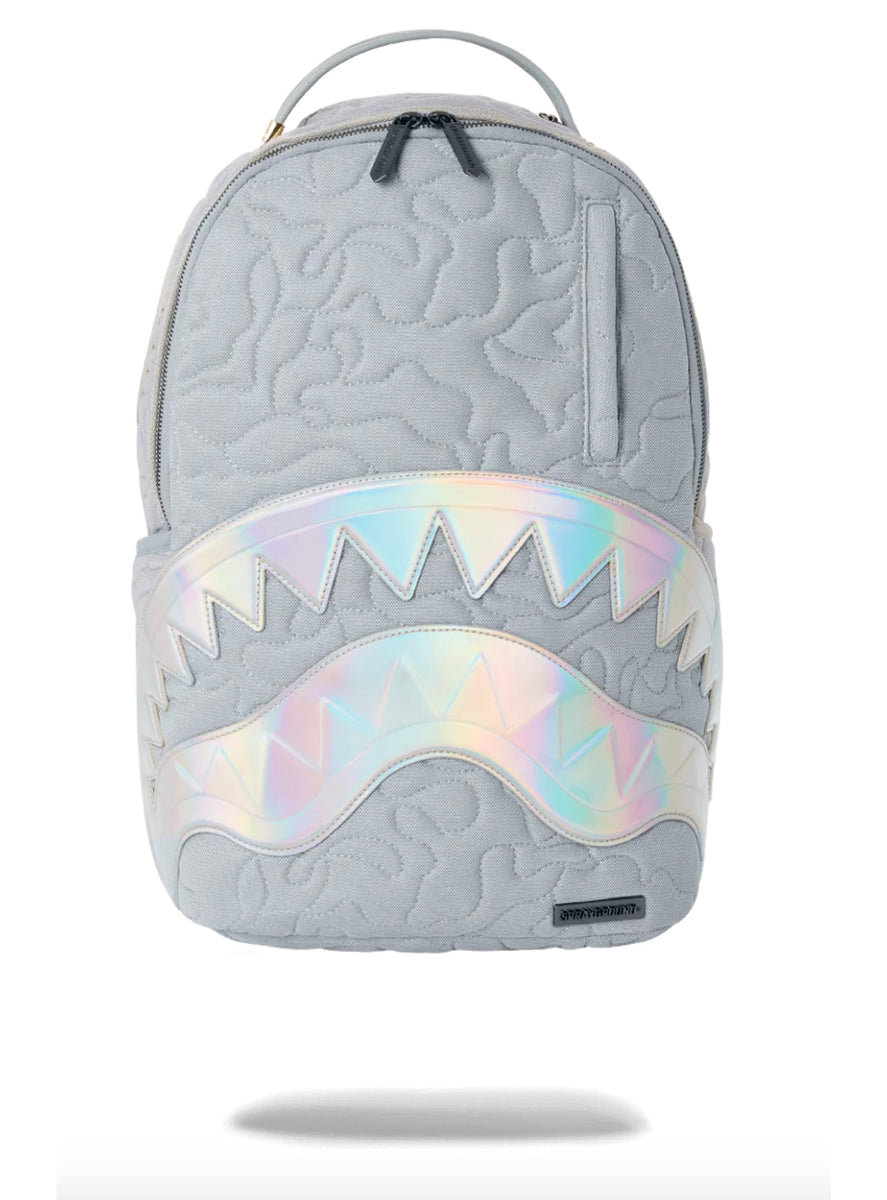 Sprayground Backpack - Quilted Northern DLXVF - Silver Grey - B5312 ...