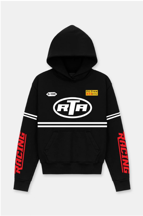 RTA Hoodie - BLACK RACING STRIPE - MF23K622-T1181 – Vengeance78
