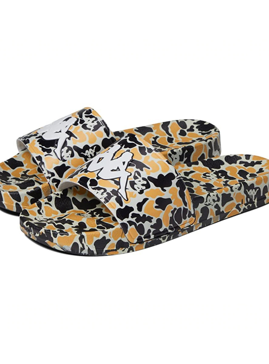 Kappa Slides - Authentic Archie 1 - Black-Grey-Yellow - 371B52W ...