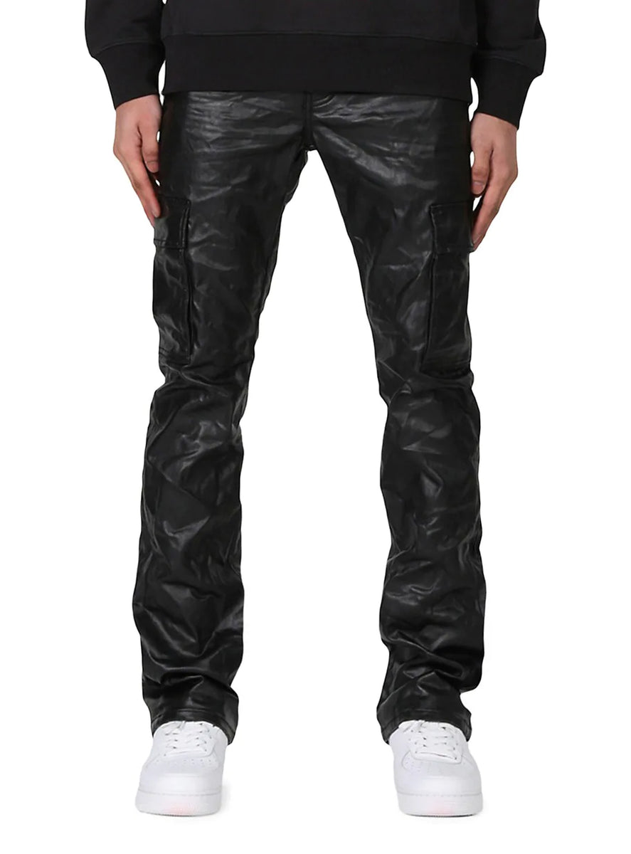 Purple-Brand Jeans - Black Patent Leather Cargo - P004-BPLC – Vengeance78