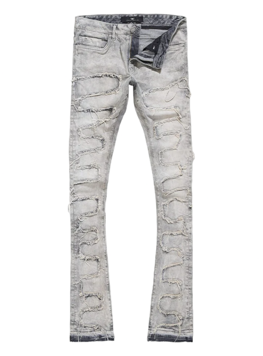 Jordan Craig Jeans - Python Stacked Denim - Bone White - JTF1130 ...