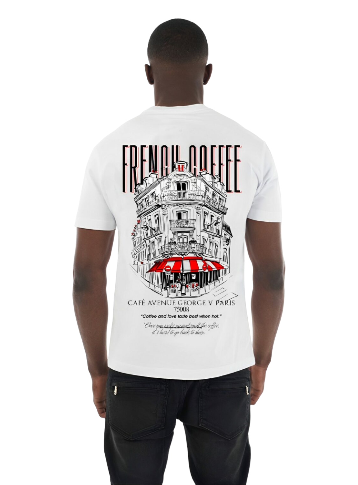 George V T-Shirt - French Coffee - White - GV2563 – Vengeance78