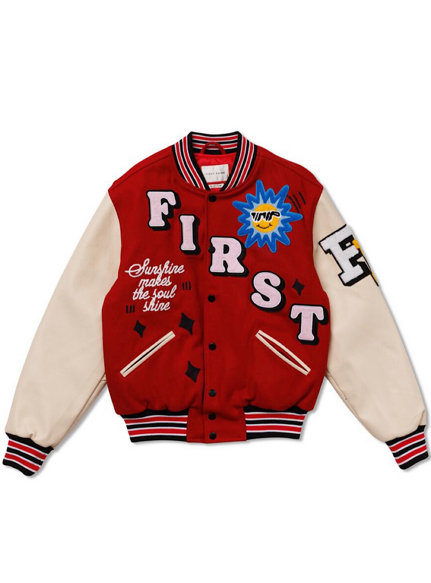 First Row Jacket - Sunshine Varsity - Red - FRJ0020 – Vengeance78