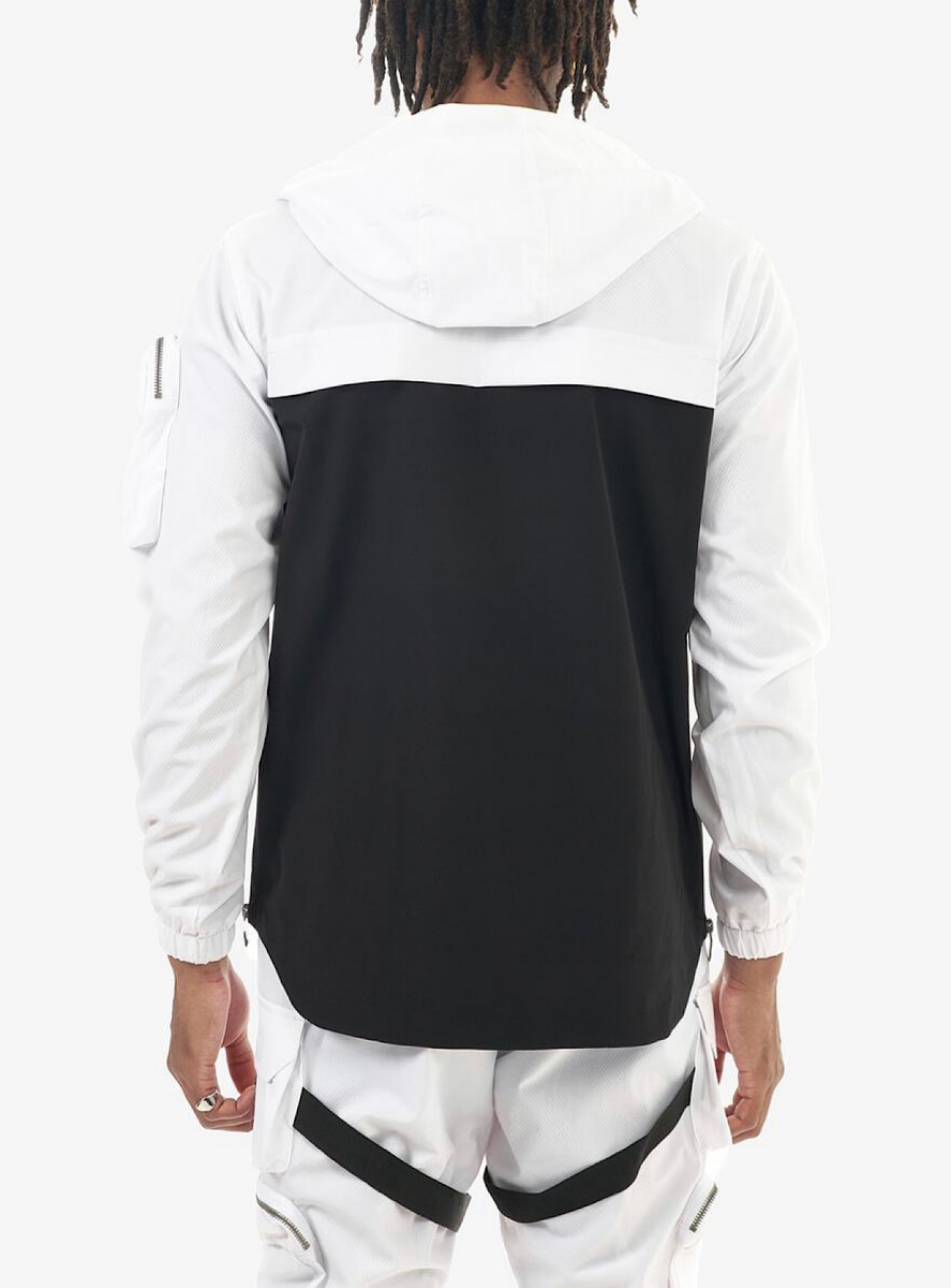 Life Code Jacket - Utility Windbreaker - White - 13J03 – Vengeance78
