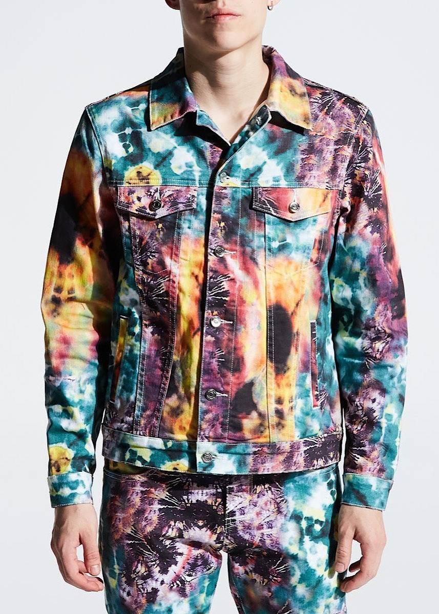 Embellish Jacket - Goff - Rainbow Tie Dye - EMBSP120-202 – Vengeance78