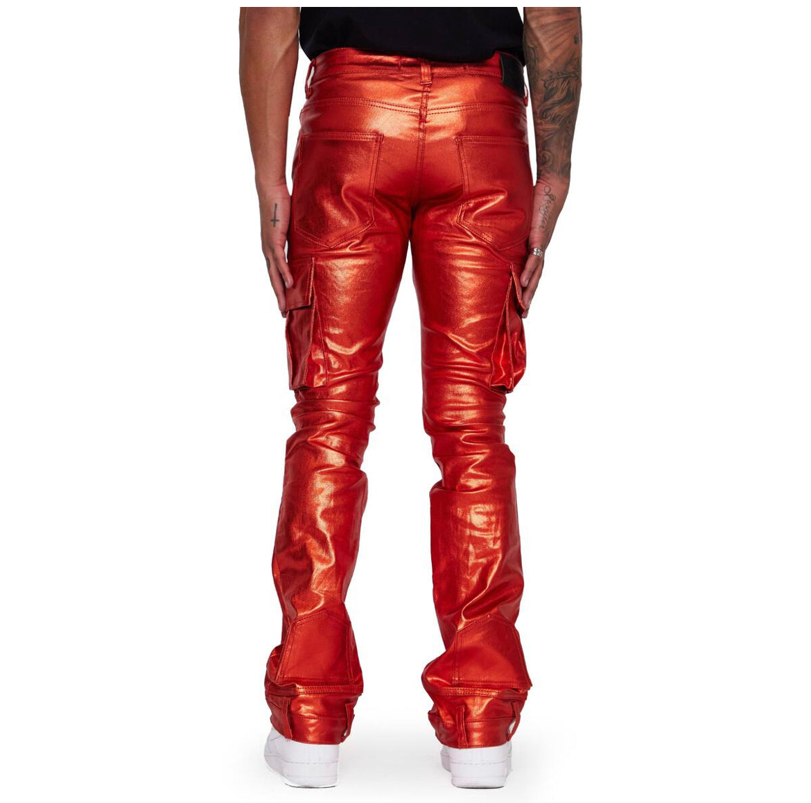 Valabasas Stacked Jeans - Van Gogh - Red - VLBS2236 – Vengeance78