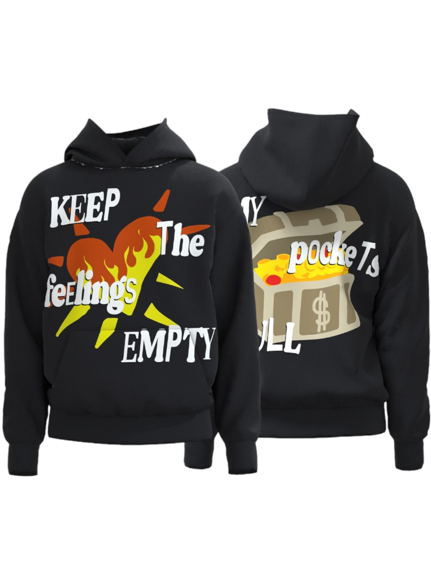 Point Blank Hoodie - Keep The Feelings Empty - Black - AKAU23JK ...