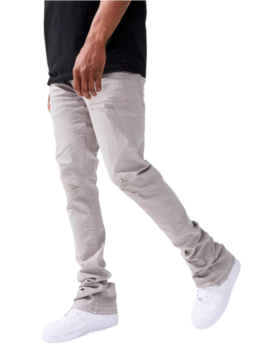 Jordan Craig Stacked Jeans - Martin Tribeca Twill - Light Grey - JTF95 ...