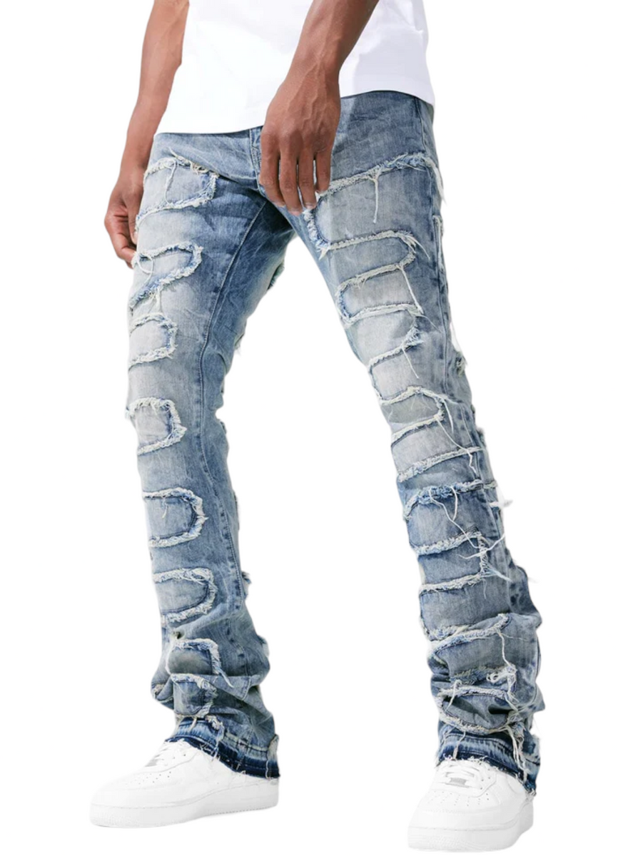 Jordan Craig Jeans - Python Stacked Denim - Studio Blue - JTF1130 ...