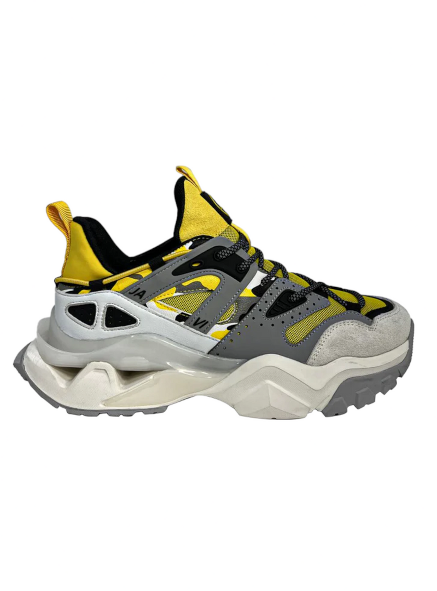 Javi Shoes - Tweet - Yellow And Grey – Vengeance78